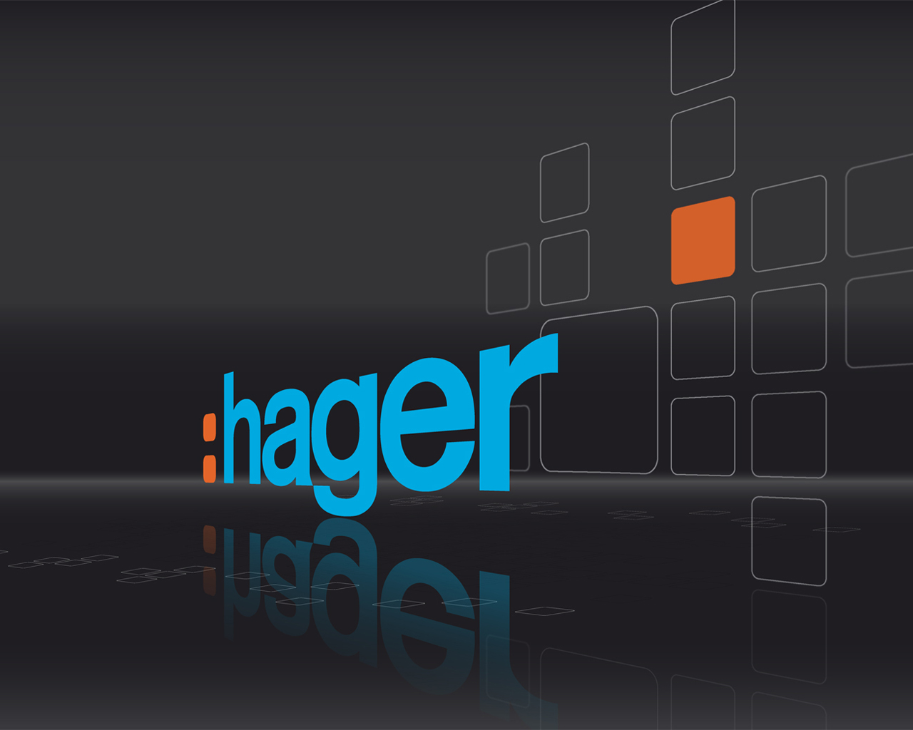 Logo Dobrodošli pri Hager-ju